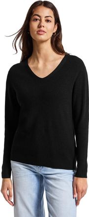 Street One Damen Basic V-Neck Pullover