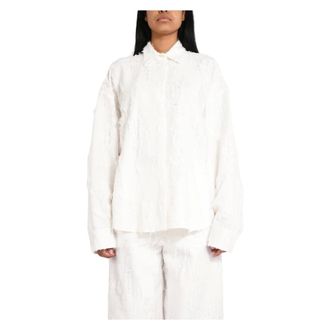 Msgm Msgm, Damen, Blusen & Hemden, Wei&szlig;, MGr&ouml;&szlig;e