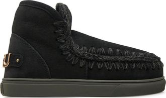 Mou Schneeschuhe Mou Eskimo Sneaker Big Metal Logo FW111008A Schwarz