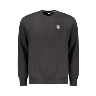 North Sails Homme, Sweatshirts et sweats à capuche, Noir, Taille: M SweaT-shirt ras du cou