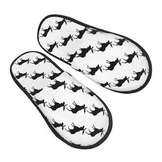 Generic Pantoufles De Maison Orignal Noir Cool Unisexe Pantoufles DH&ocirc;tel Antid&eacute;rapant Chaussons Invit&eacute;s Pour Spa Int&eacute;rieur Homme L