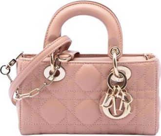 Dior Sac Mini Lady D-Joy Pre-owned - Femme - Pre-owned - Rose - Taille: ONE Size