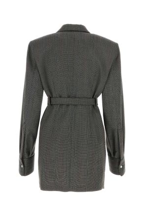 Prada Womens Wool Blazer Gray Blazers