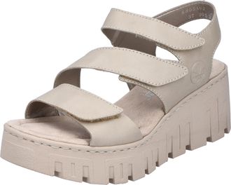 Rieker Damen Sandalen 68055-62 beige Gr. 40