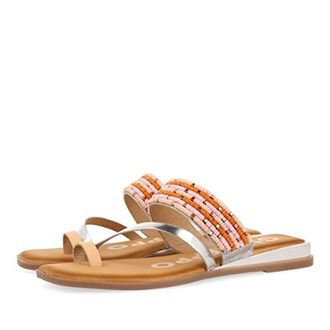 Gioseppo Femme Cottle Sandale cale, Argenté, 36 EU