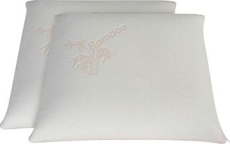 Olympe Literie Olympe Literie - Lot de 2 oreillers 60x60 cm bamboo Mousse avec mémoire de forme