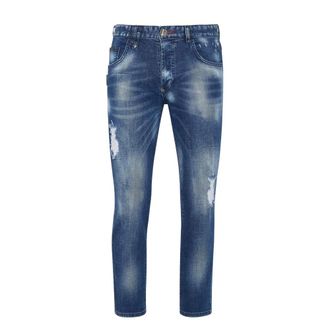 Philipp Plein Herren, Jeans, Blau, W40Gr&ouml;&szlig;e