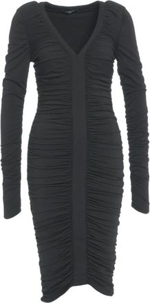 Guess Femme, Robes, Noir, Taille: 44 FR Robe Élégante Nero Aw25