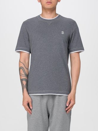 Brunello Cucinelli T-Shirt BRUNELLO CUCINELLI Homme couleur Gris 1