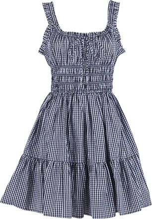 Michael Kors Femme, Robes, Noir, Taille: 42 FR Abito corto a quadretti