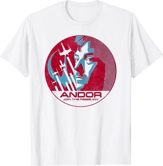Star Wars Andor Join The Rebellion Cassian Andor Stamp T-Shirt