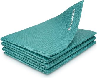 Navaris Klappbare Yoga Matte Fitnessmatte - 4mm Sportmatte Fitness Pilates Sport Gymnastikmatte rutschfest - Reise Yogamatte faltbar - versch. Farben