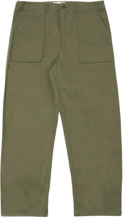 Universal Works Homme, Pantalons, Vert, Taille: W33 Twill Fatigue Pant