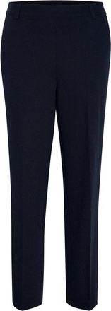 Kaffe Femme, Pantalons, Bleu, Taille: 48 FR Pantalon Taille Haute Midnight Marine