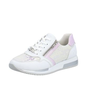 Remonte Damen D0H12 Sneaker, Weiss/Offwhite/Flieder / 80, 40 EU