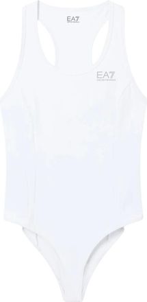Emporio Armani Emporio Armani Ea7, Femme, Tops, Blanc, Taille: 38 FR Basic Hauts
