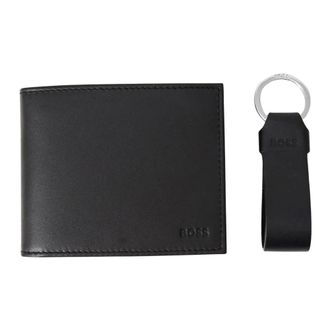 HUGO BOSS Dreifach gefaltetes Schl&uuml;sselanh&auml;nger-Set - - Accessories - Herren - Schwarzk - ONE SIZE