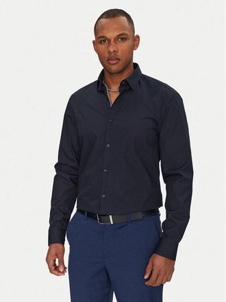 HUGO BOSS Hemd Koey 50539808 Dunkelblau Slim Fit