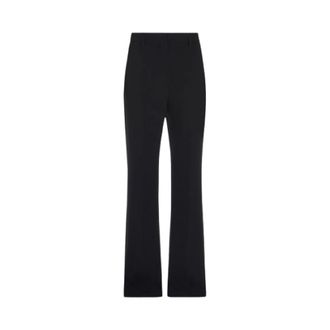 Max Mara Schlaghose Schwarz im 70er-Jahre-Stil - - Trousers - Damen - Schwarzk - M
