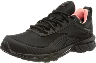 Reebok Ridgerider 6 GTX, Chaussure de Piste dathltisme Femme, Core Black Twisted Coral Tech Metallic, 35 EU