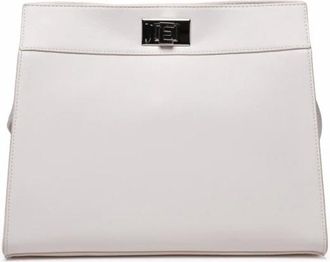 Ermanno Scervino Femme, Sacs, Blanc, Taille: ONE Size Hobo Tina