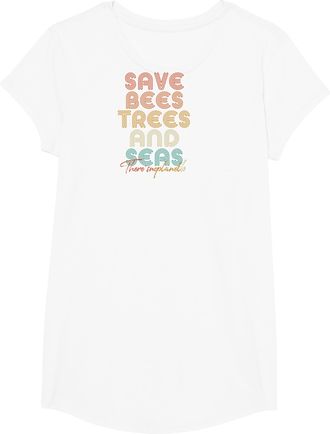 Pack A Punch Save Bees, Trees And Seas Shirt. Jahrgang Klimawandel Tshirt T-Shirt