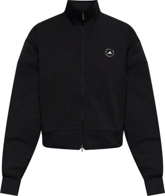 adidas by Stella McCartney Femme, Sport, Noir, Taille: 38 FR Haut de surv&ecirc;tement en maille