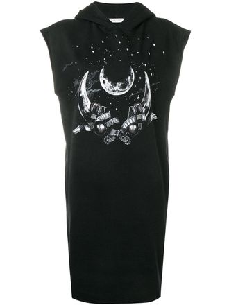 Givenchy robe courte imprimée - Noir