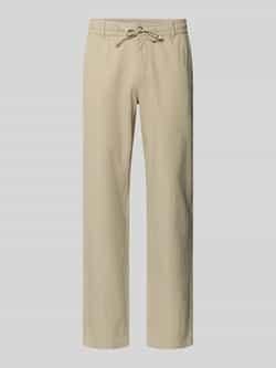 Lindbergh Hose aus Leinen-Baumwoll-Mix mit elastischem Bund
