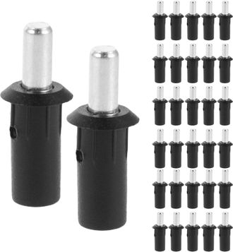 BESPORTBLE NUOBESTY 60 St&uuml;ck Hydraulische T&uuml;rd&auml;mpfer Schrank Soft Close D&auml;mpfung Ger&auml;uschlos Schwarz f&uuml;r K&uuml;chenschr&auml;nke Kleiderschr&auml;nke und M&uuml;lleimer Unsichtbare