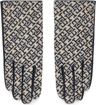 Tommy Hilfiger Handschuhe Th Monogram Jacq AW0AW19134 Schwarz