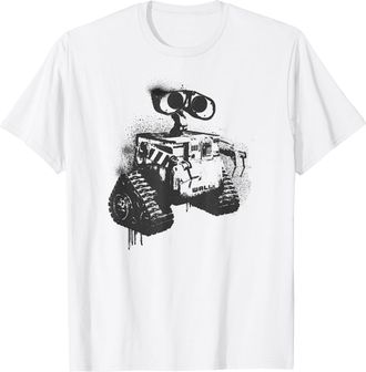 Disney Pixar Wall-E Spray Paint Stencil Portrait T-Shirt