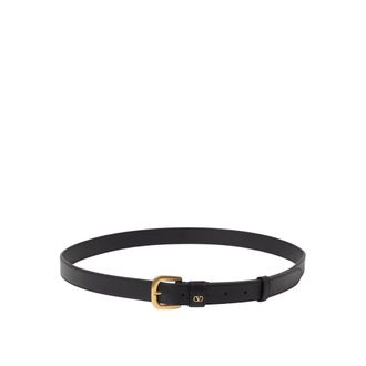 Valentino Garavani Homme, Accessoires, Noir, Taille: ONE Size VLogo Leather Belt