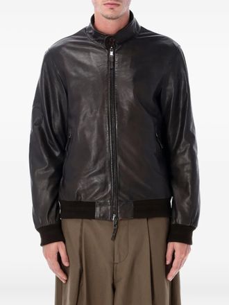 s.w.o.r.d veste en cuir - Marron