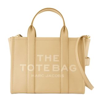 Marc Jacobs Womens Tote Beige Cowhide