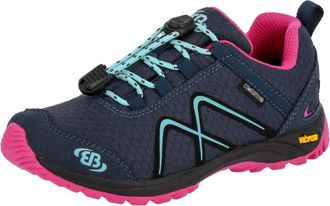 Brütting Unisex Kinder Guide Trekking- & Wanderhalbschuhe, Marine/ Pink/ Türkis, 34 EU