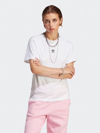 adidas T-Shirt Adicolor Essentials Regular T-Shirt IC1831 Wei&szlig; Regular Fit