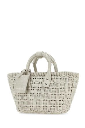 Balenciaga Womens Sand Raffia Bistro Xs Handbag 9990 Borse A Mano Bag