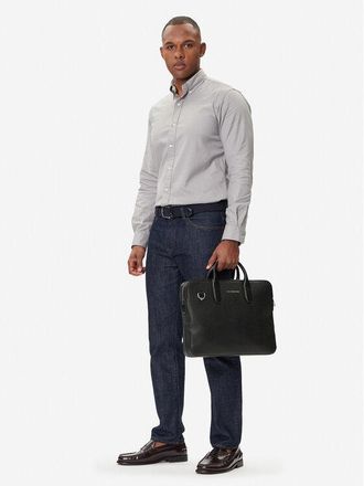 Tommy Hilfiger Laptoptasche Th Business Leather Computer Bag AM0AM13642 Schwarz