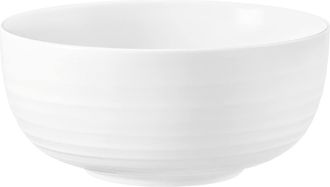 SELTMANN WEIDEN Terra M&uuml;slischale, 15 cm, Runde Servierschale mit spiralf&ouml;rmigem Relief, Sp&uuml;lmaschinen- und mikrowellenfest, Porzellan, Wei&szlig;