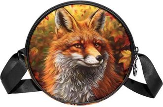 Generic Sac &agrave; bandouli&egrave;re Circle pour femme, petit sac &agrave; bandouli&egrave;re avec fermeture &eacute;clair, bretelles r&eacute;glables, sac &agrave; main rond d&eacute;contract&eacute; pour femmes et fi