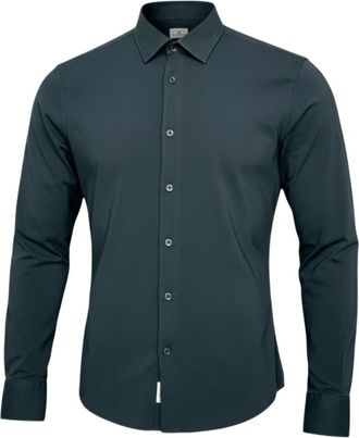 Sonrisa Chemise en jersey - Homme - Chemises - Bleu - Taille: 2XL