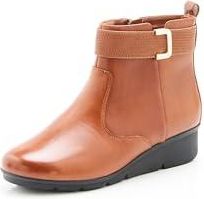 Damart Boots compens&eacute;s &agrave; boucle Amortyl Femme Marron Taille 39