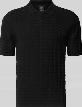 A|X Armani Exchange Regular Fit Poloshirt aus Viskose-Mix Modell Maglia