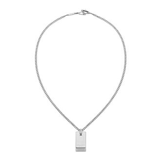 Aston Martin AML Icon Necklace - - Accessories - Herren - Grau - ONE SIZE