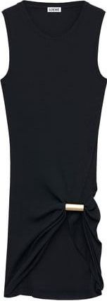 Loewe D&eacute;bardeur drap&eacute; avec ornement en coton m&eacute;lang&eacute;