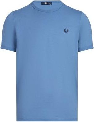 Fred Perry T-shirt &agrave; bordures contrastantes en coton
