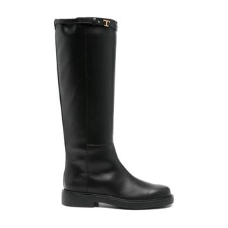 Tod's Schwarze Damen Stiefeletten - - Shoes - Damen - Schwarzk - 38 1/2 EU