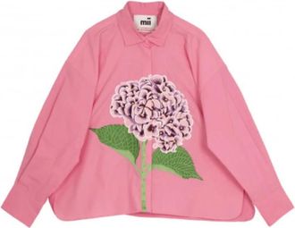 Mii Femme, Blouses et Chemises, Rose, Taille: 40 FR Greta Blouse
