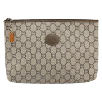 Gucci unisex, Pre-owned, Beige, Taille: ONE Size Pochette en toile Pre-owned